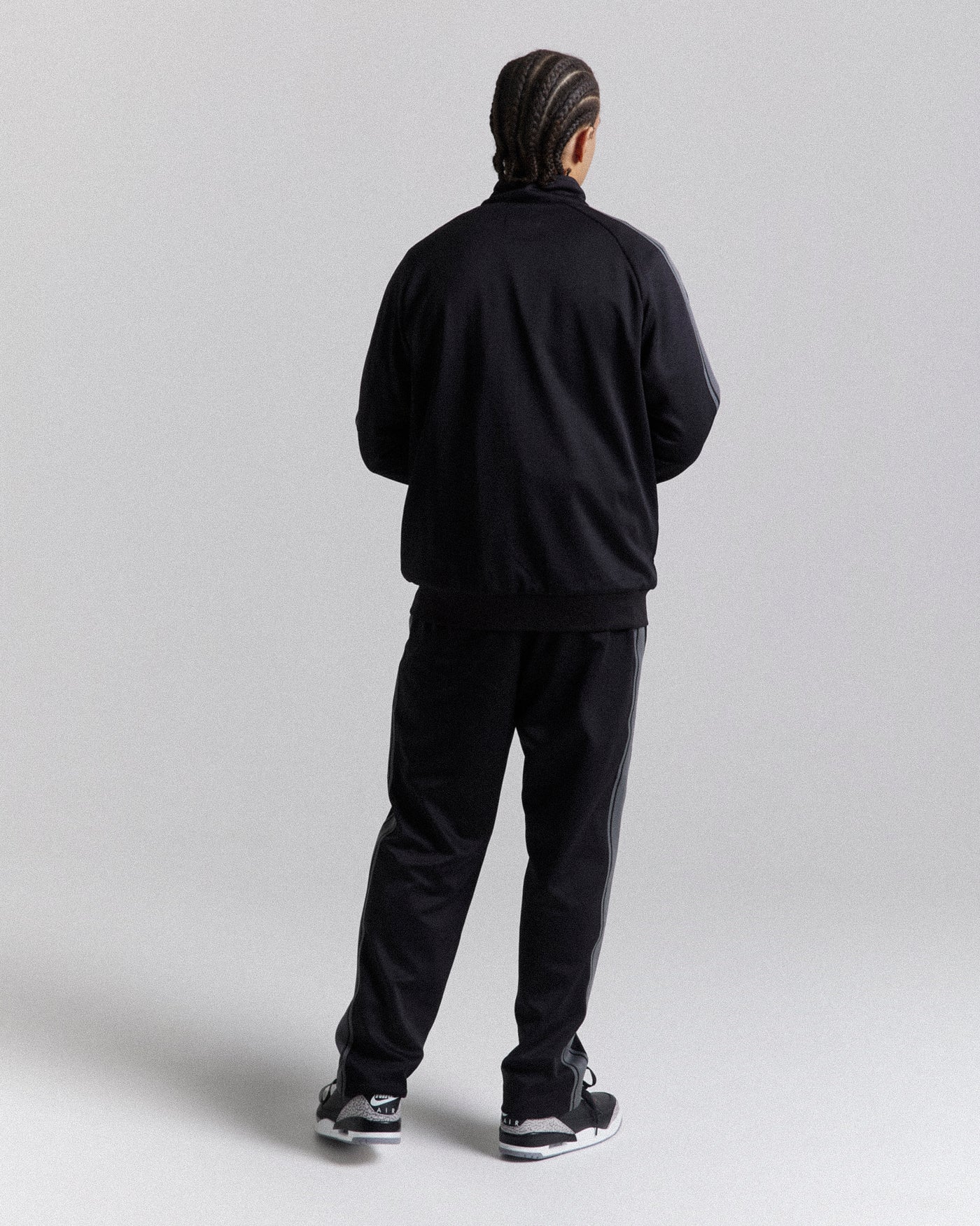 Ignite Track Top - Black/White/Grey