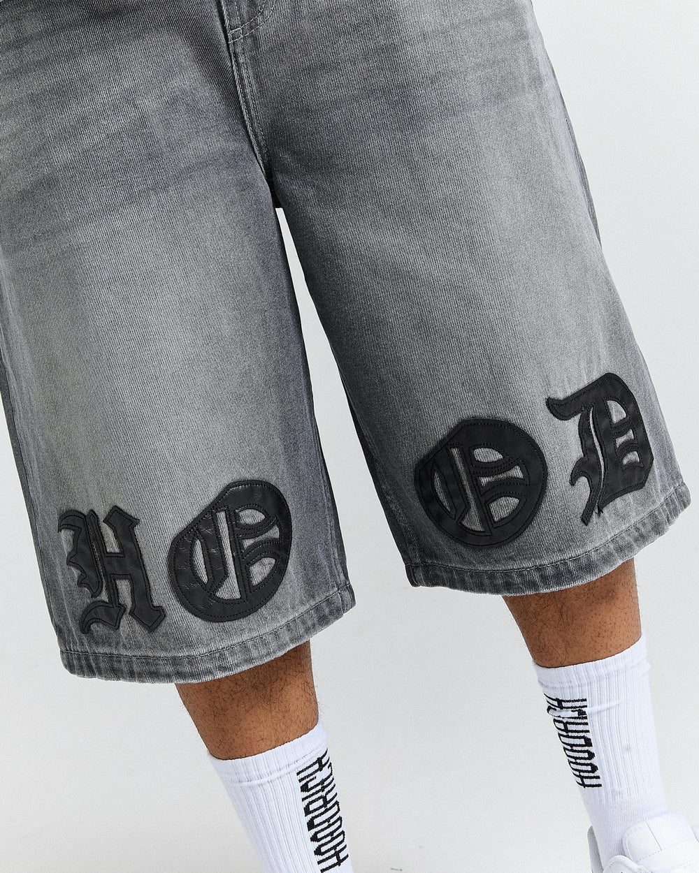 Inkline Denim Jort - Grey Wash