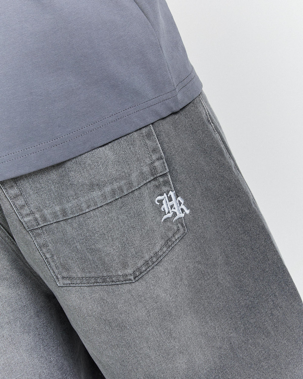 Inkline Denim Jort - Grey Wash