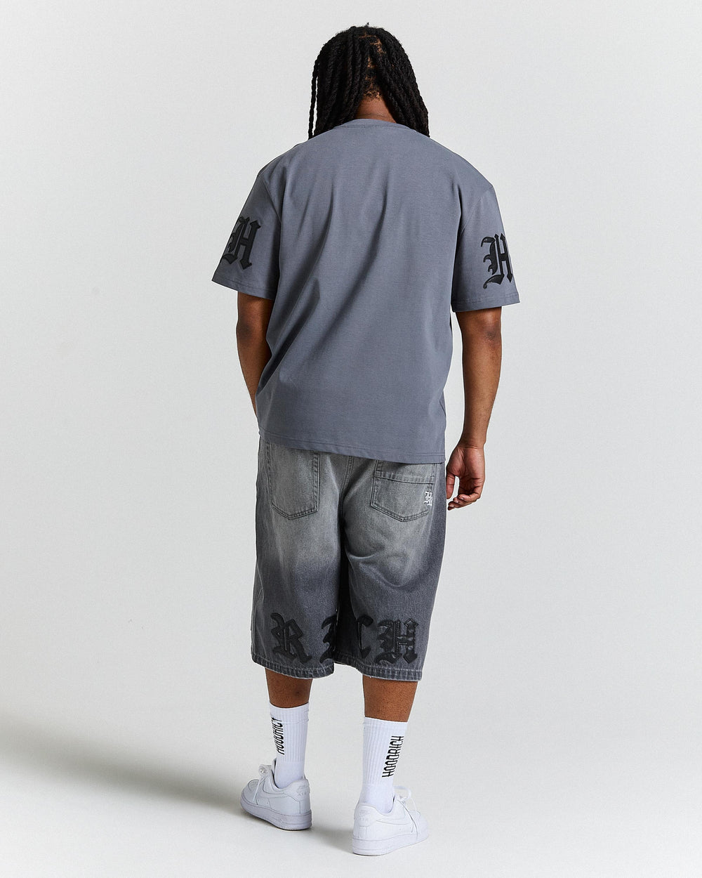 Inkline Denim Jort - Grey Wash